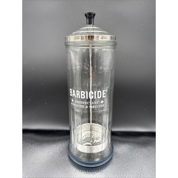 BARBICIDE | Other | Vintage Barbicide Disinfectant Jar By King Research ...